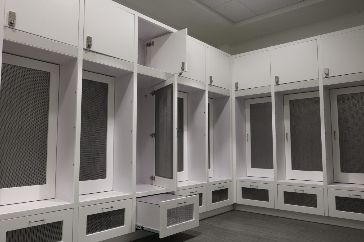 University of Florida Swimming and Diving Program's Locker Room ...